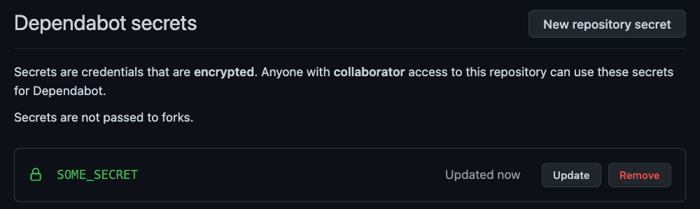 Dependabot PRs Need Their Secrets · Daniela Baron